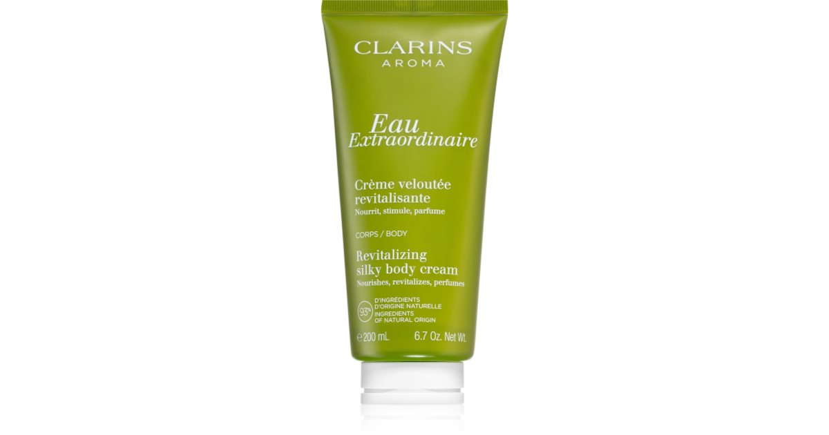 Clarins Eau Extraordinaire Revitalizing Silky Body Cream Närande ...