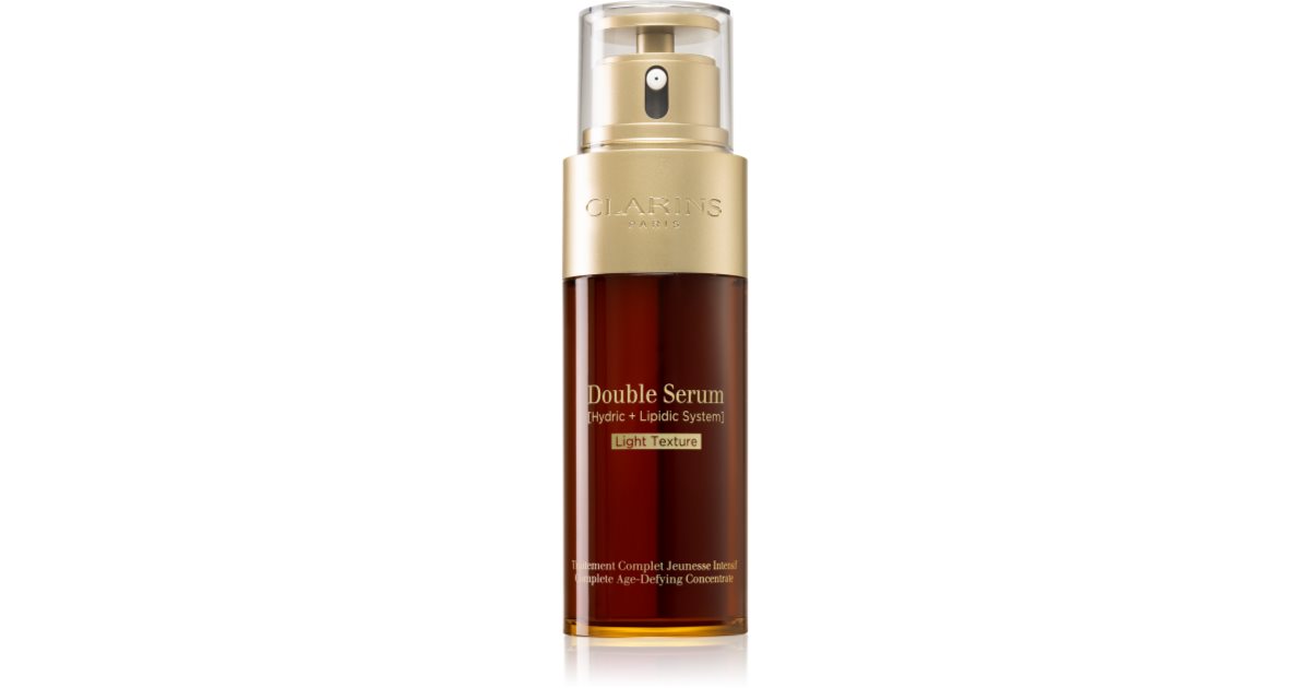 Clarins Double Serum Light Texture Intensive Serum with anti-ageing ...