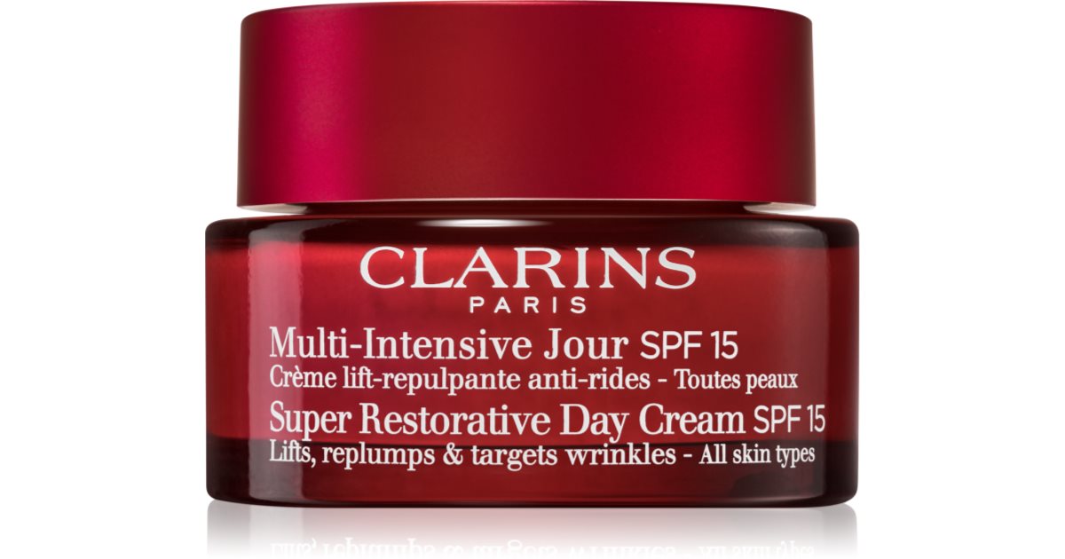Clarins Super Restorative Day Cream SPF 15 crème de jour pour tous ...