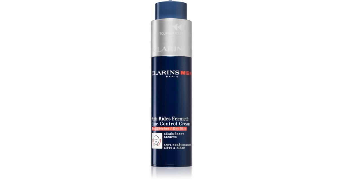 Clarins Men Line-Control Cream crème de jour hydratante anti-rides pour ...