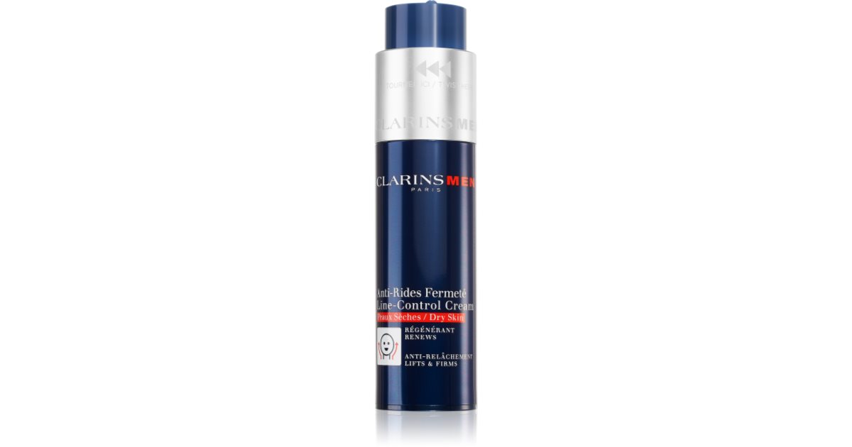 Clarins Men Line-Control Cream Anti-Wrinkle Cream for dry skin | notino.ie