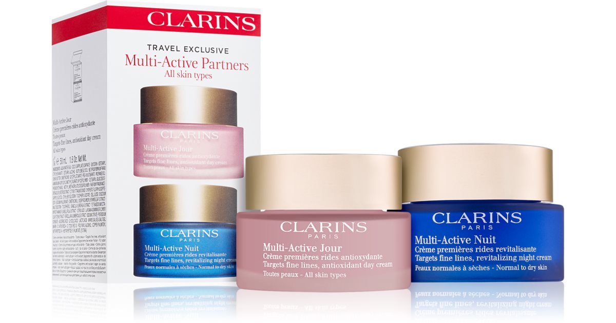 Clarins Multi-Active Cosmetic Set (for All Skin Types) | notino.fi