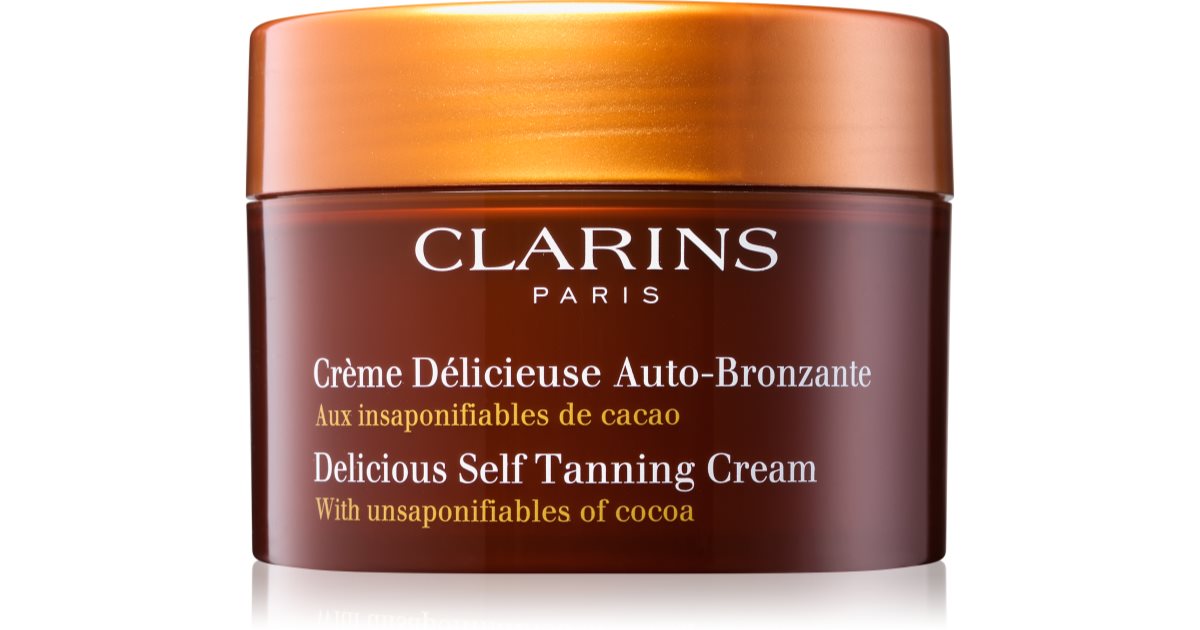 Clarins Delicious Self Tanning Cream crema autoabbronzante corpo e viso ...
