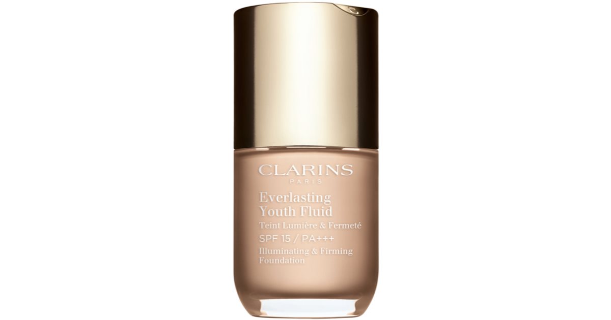 Clarins Everlasting Youth Fluid Foundation fond de teint illuminateur ...
