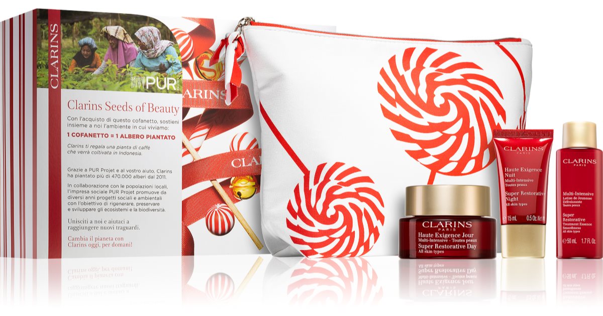 Clarins Super-Restorative Collection travel set (with anti-ageing and ...