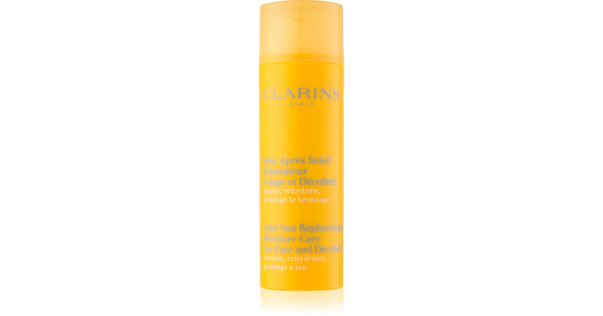 Clarins Sun Soothers After Sun Replenishing Moisture Care for Face and ...