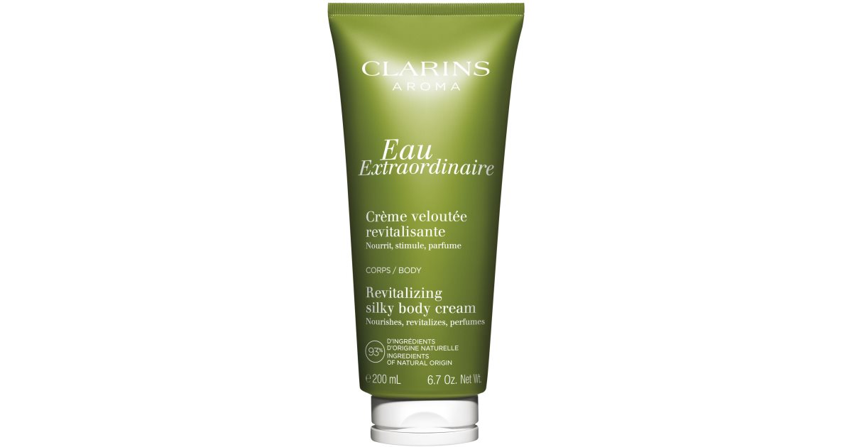 Clarins Eau Extraordinaire Revitalizing Silky Body Cream crème pour le ...