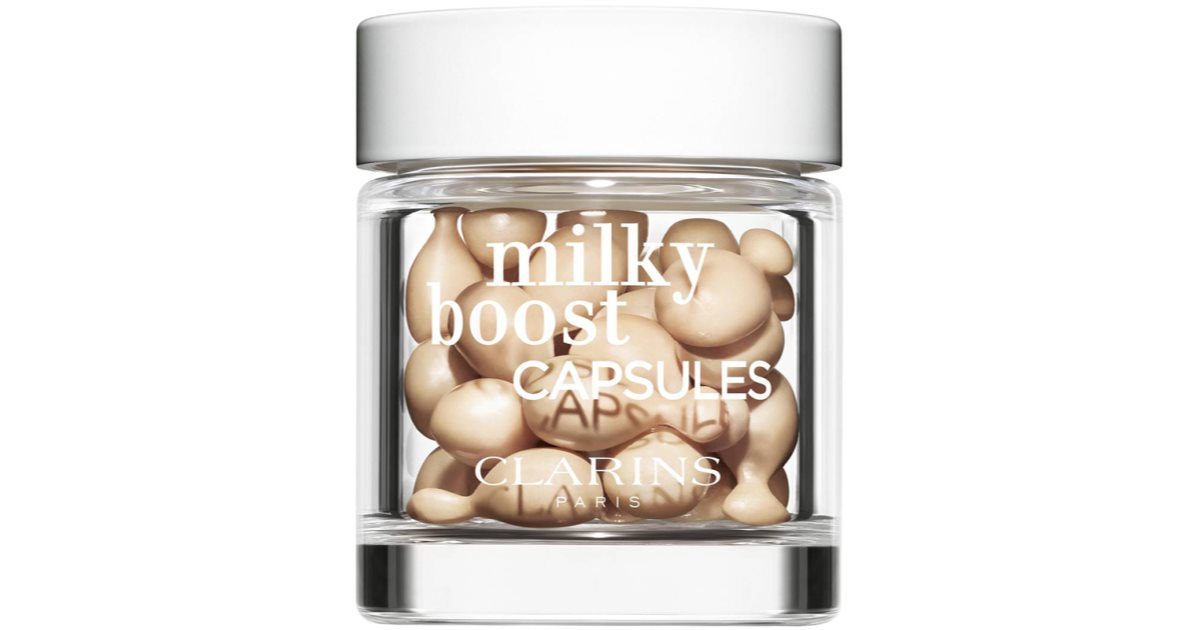 Clarins Milky Boost Capsules illuminating foundation capsules | notino ...