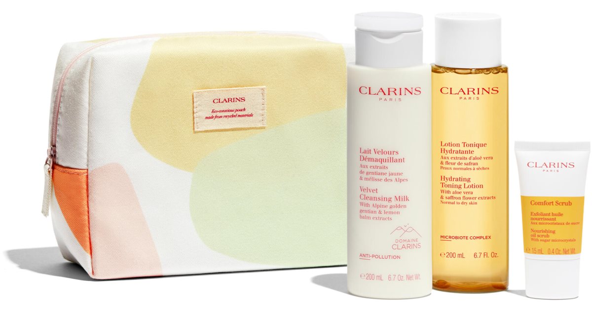 Clarins Cleansing Essentials Normal To Dry Skin gift set (for normal to ...