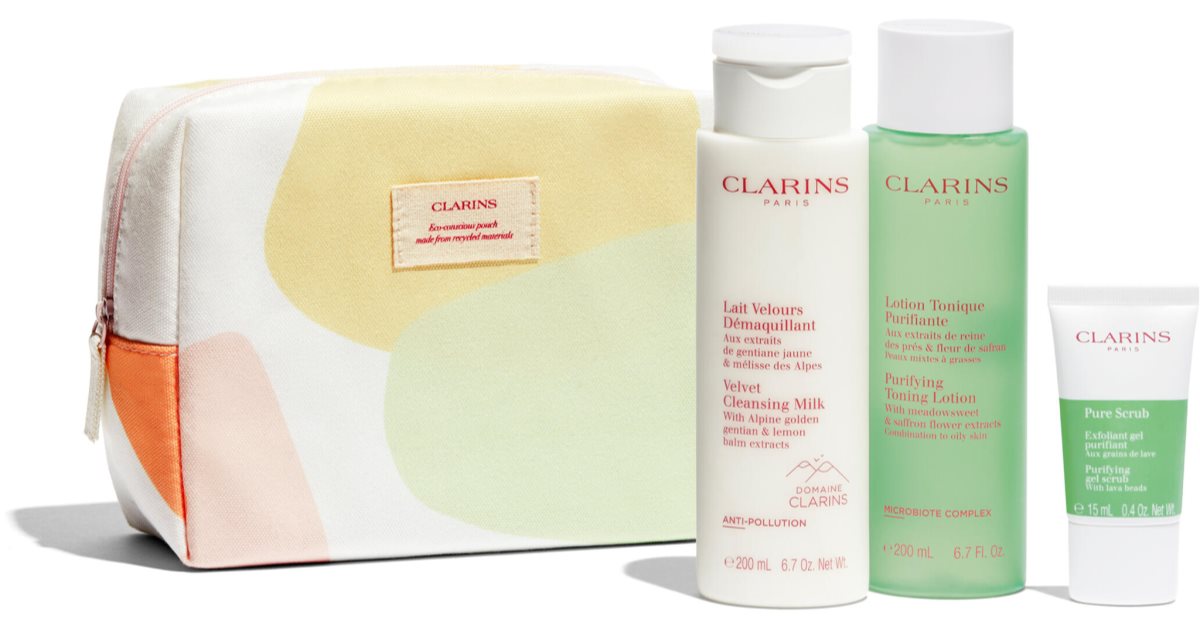 Clarins Cleansing Essentials Combination To Oily Skin gift set (for ...