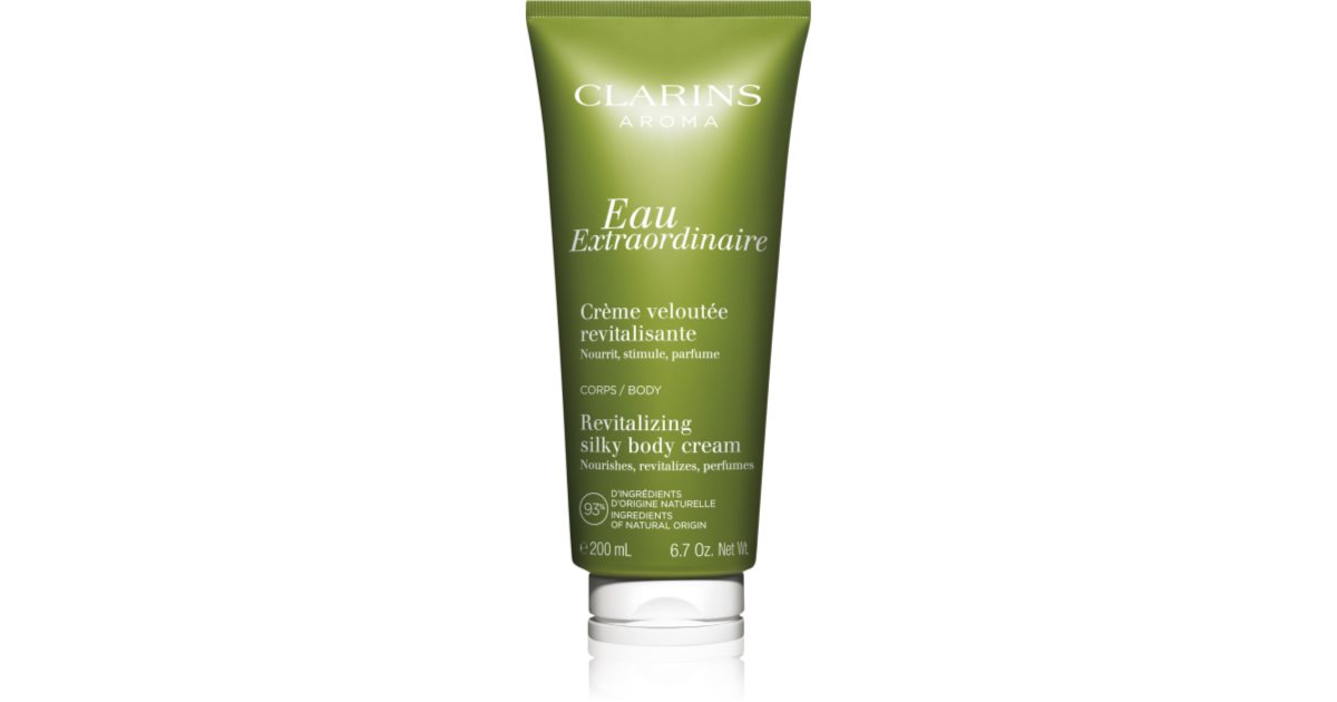 Clarins Eau Extraordinaire Revitalizing Silky Body Cream ...