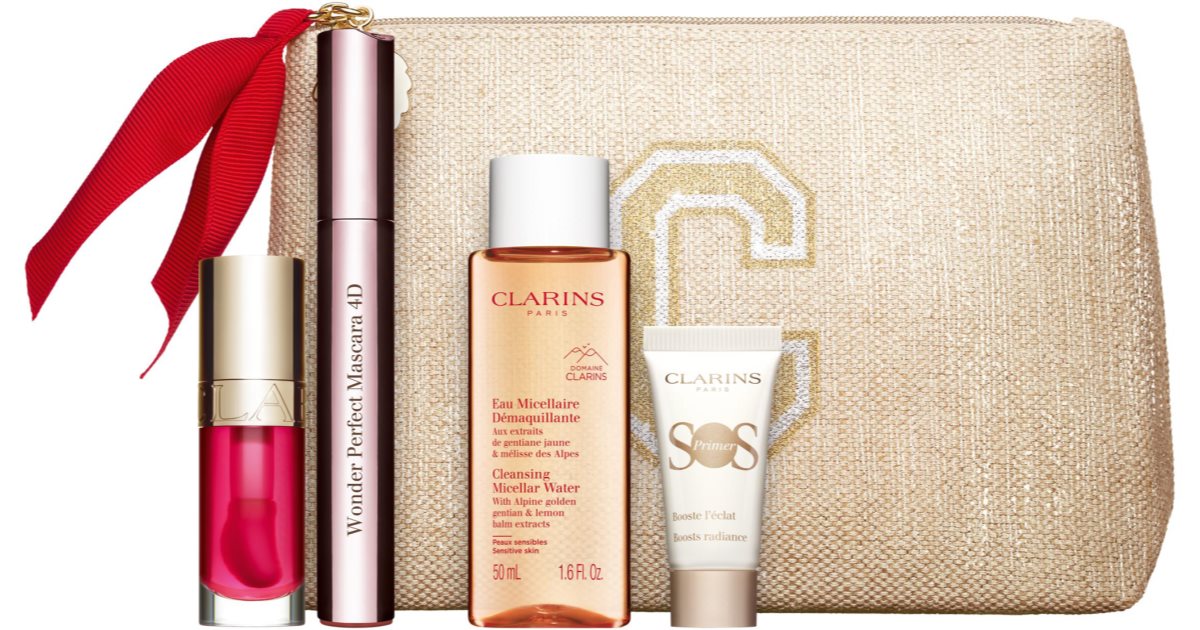 Clarins Face Make-Up Set coffret de Noël pour tous types de peau ...
