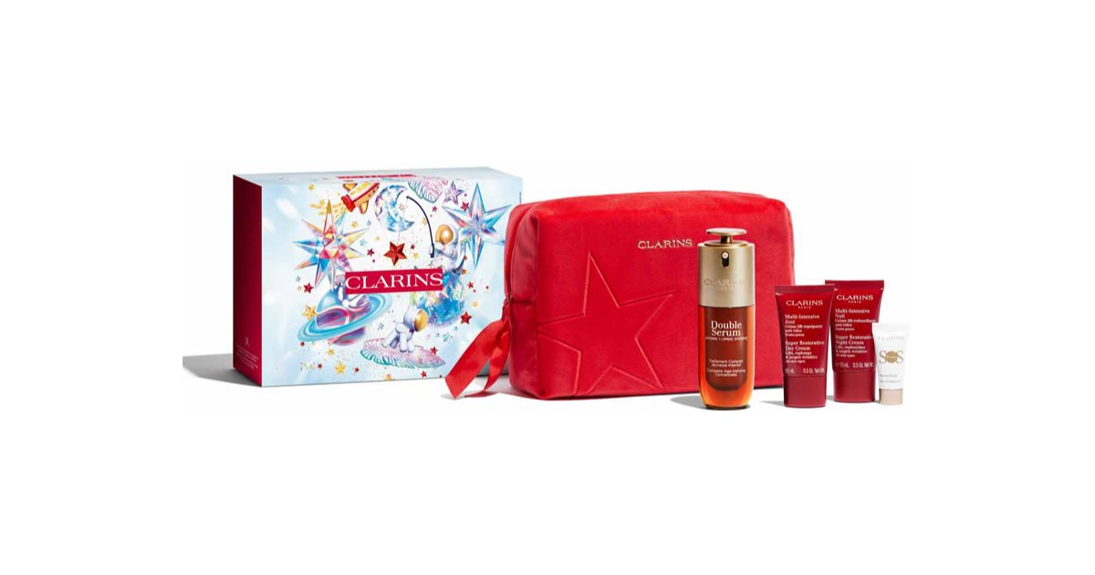 Clarins Double Serum & Super Restorative Collection Coffret cadeau pour ...