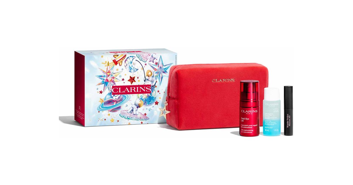 Clarins Total Eye Collection gift set for the eye area 01 Perfect Black ...