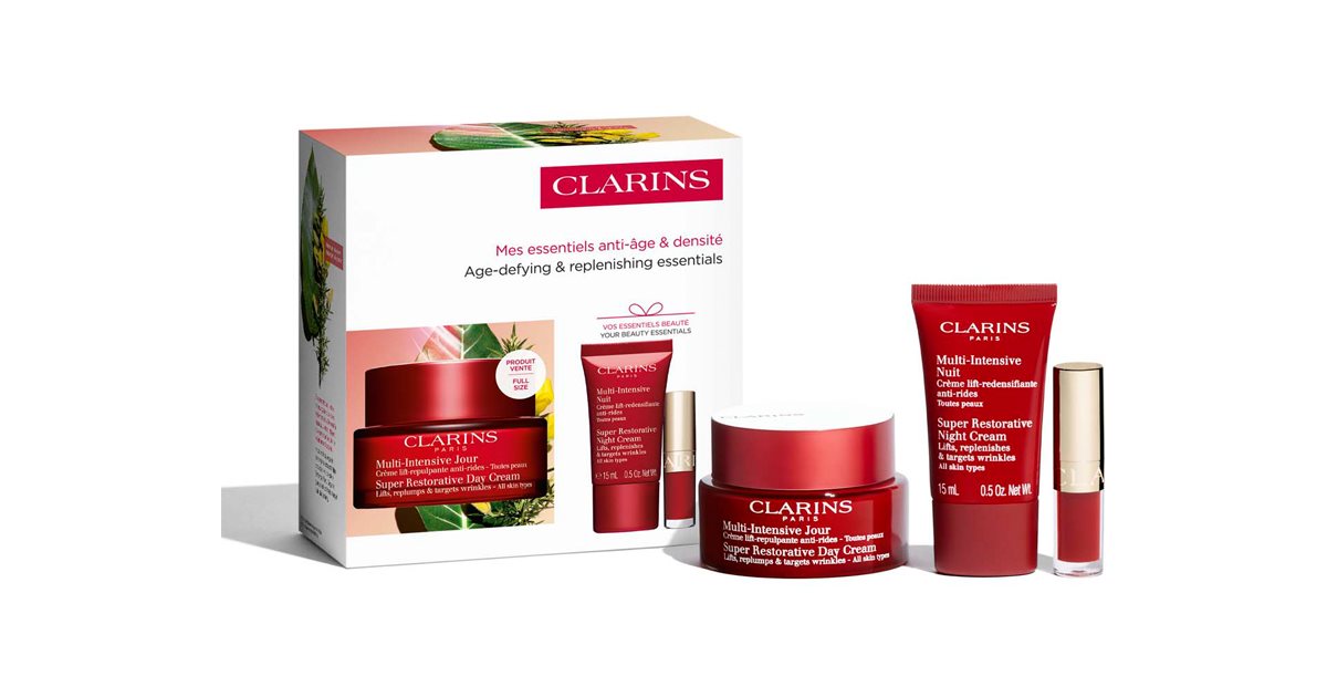 Clarins Super Restorative Collection Coffret cadeau pour peaux matures ...