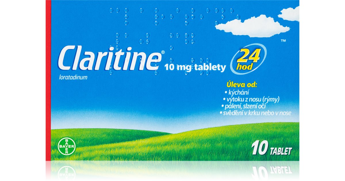 Claritine Claritine 10 mg tablety k léčbě příznaků celoroční i sezónní ...
