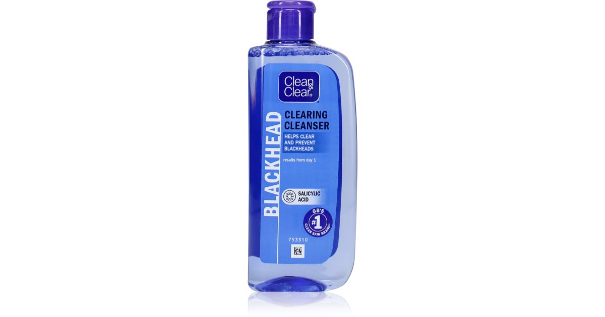 Clean & Clear Blackhead Clearing cleansing facial water to treat ...