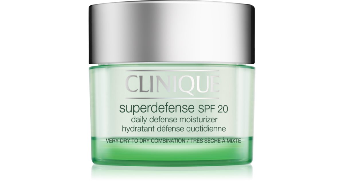 Clinique Superdefense™ SPF 20 crème de jour hydratante et protectrice ...