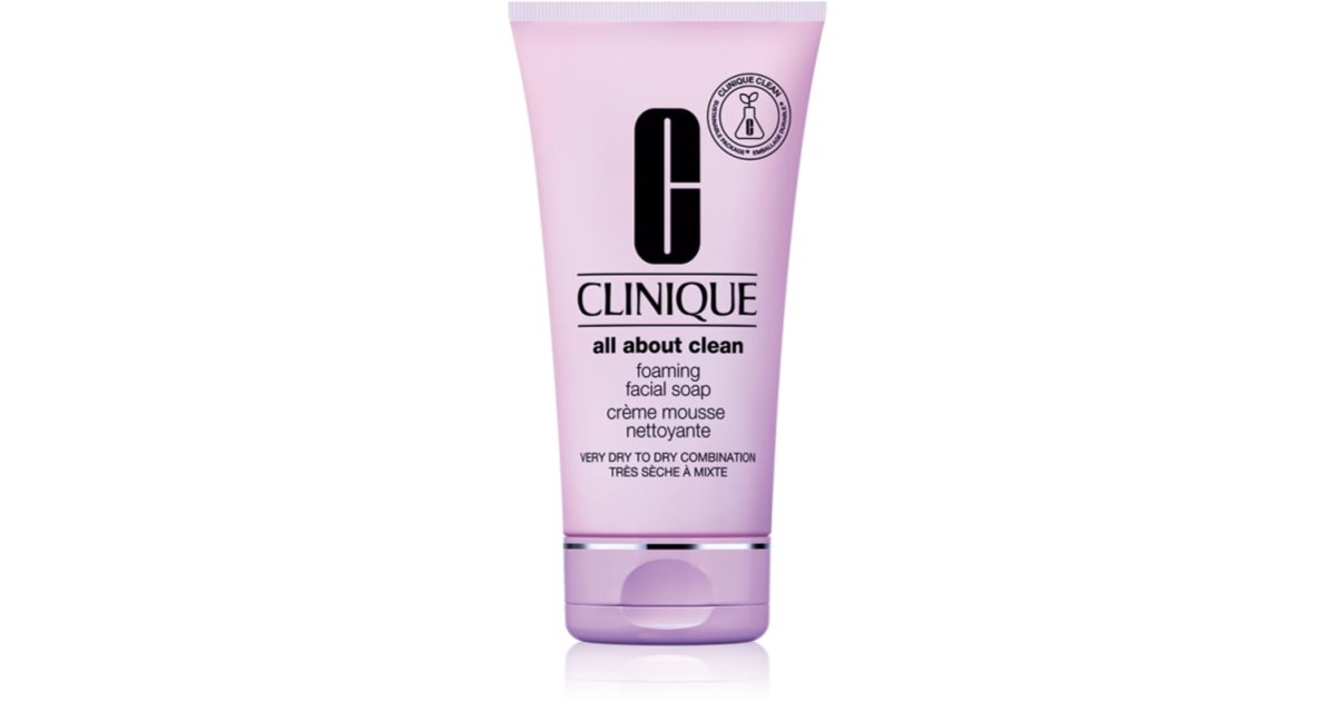 Clinique Foaming Sonic Facial Soap sapone-mousse in crema per pelli ...