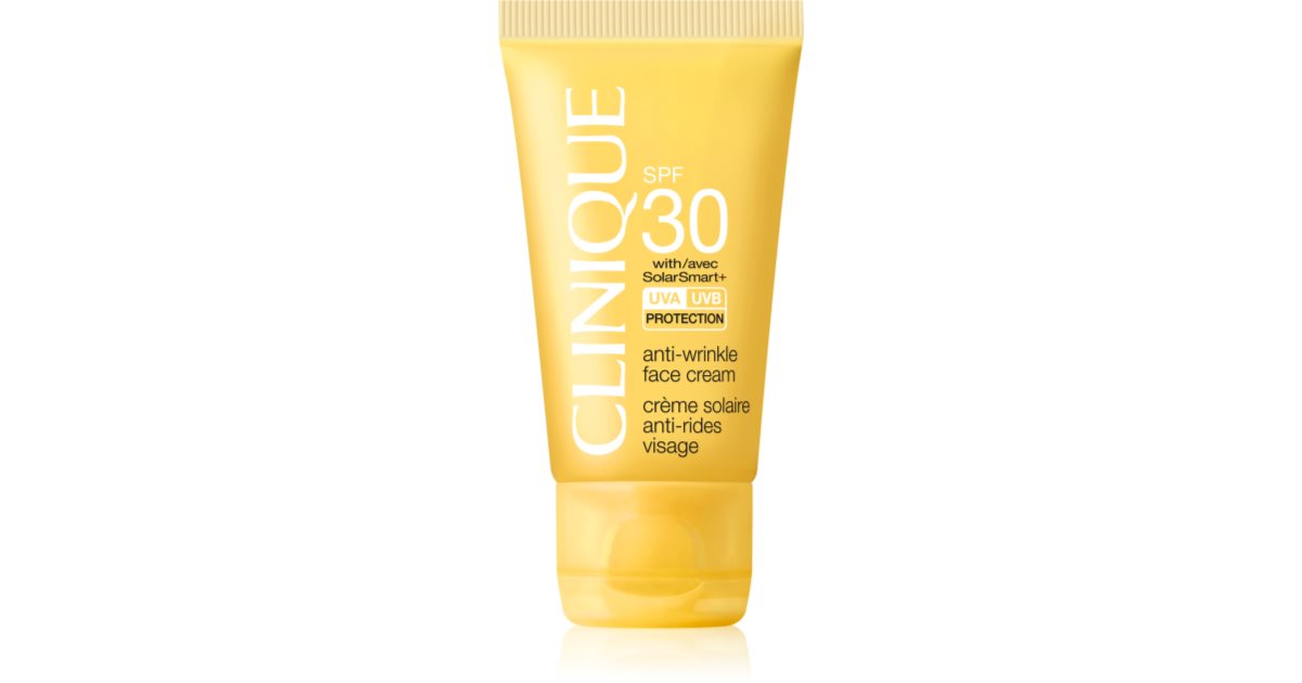 Clinique Sun SPF 30 Sunscreen Anti-Wrinkle Face Cream Anti-Wrinkle Face ...