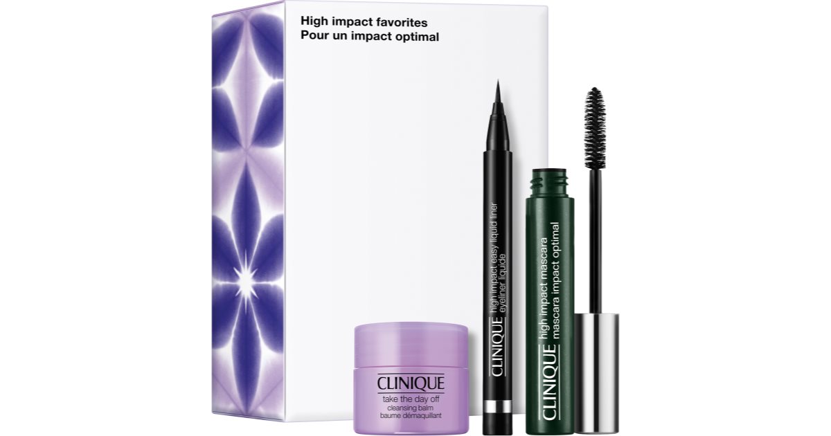 Clinique High Impact™ Favorites zestaw upominkowy dla kobiet Clinique High Impact™ Favorites zestaw upominkowy dla kobiet