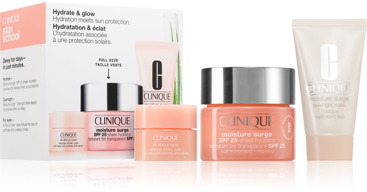 Clinique Holiday Hydrate & Glow Sun Set Christmas gift set for ...
