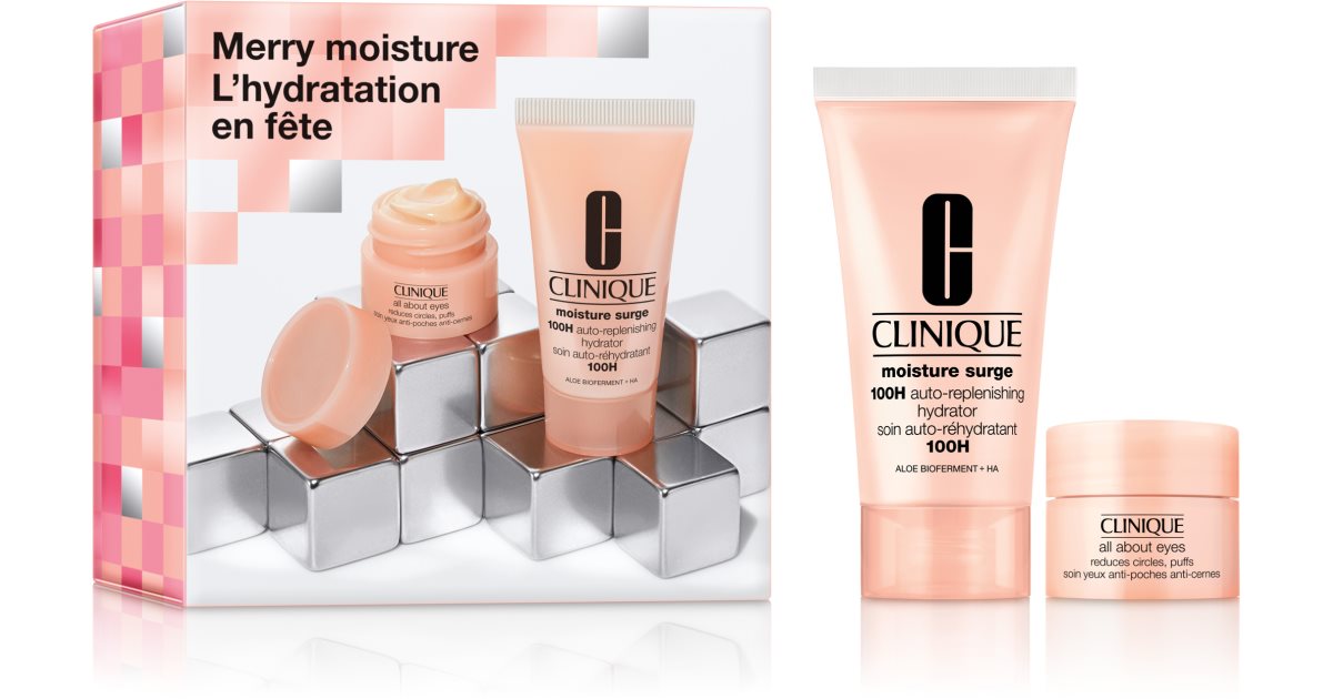 Clinique Moisture Surge™ Merry Moisture Set gift set for dehydrated ...