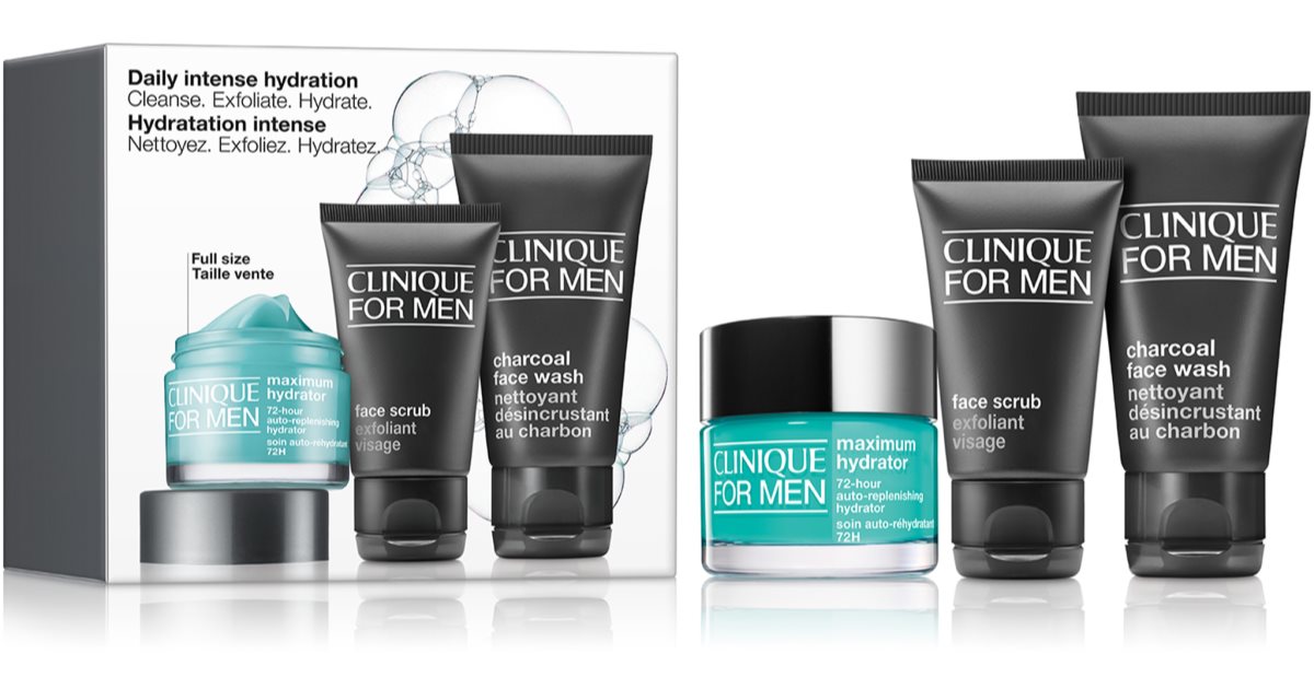Clinique For Men™ Daily Hydration Set intense hydration set for oily skin for men | notino.co.uk