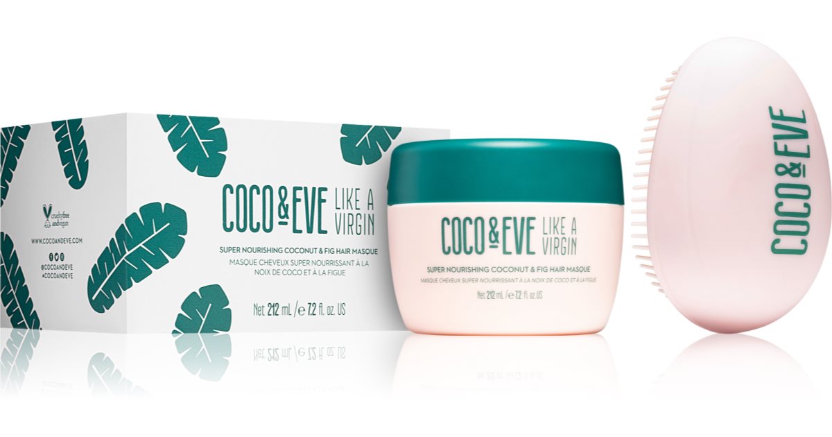 Coco & Eve Like A Virgin Super Nourishing Coconut & Fig Hair Masque set ...