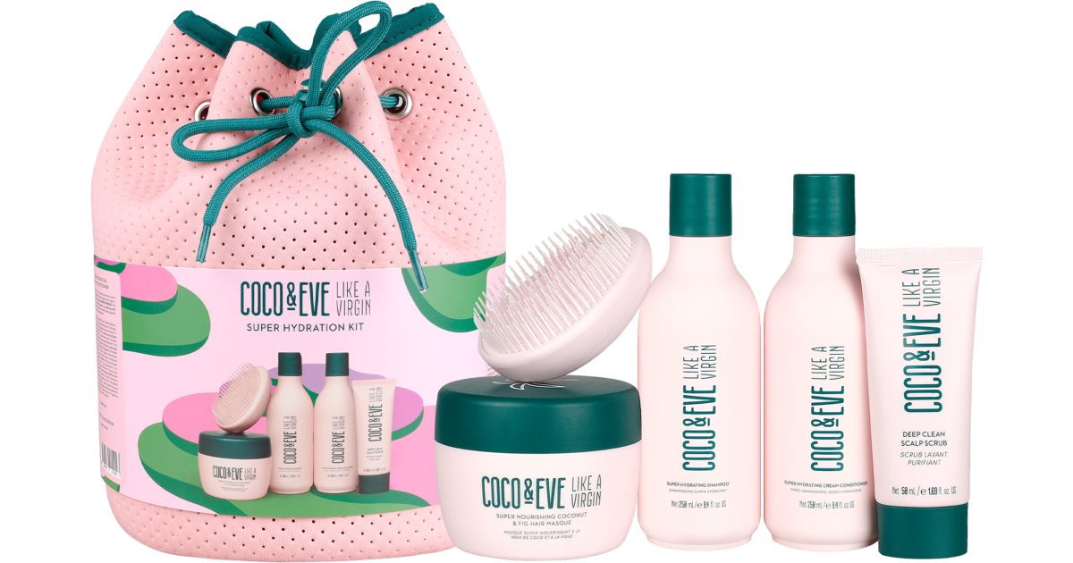 Coco & Eve Like A Virgin Super Hydration Kit Set (spendet Feuchtigkeit ...