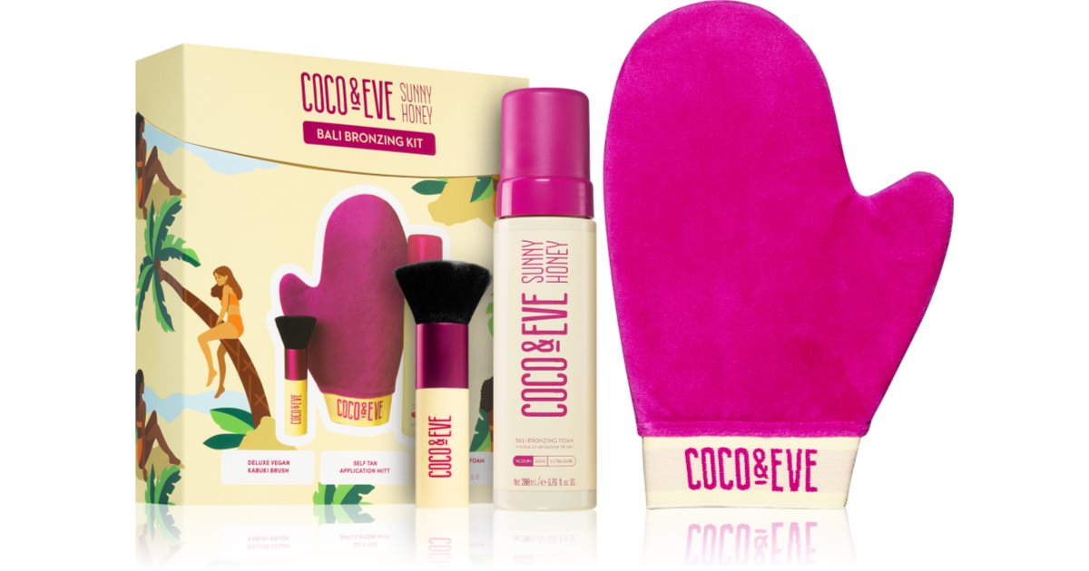Coco & Eve Sunny Honey Bali Bronzing Kit perfect tanning set | notino.co.uk