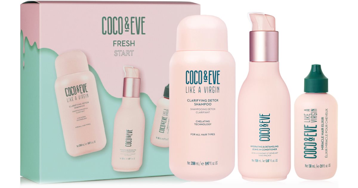 Coco & Eve Like A Virgin Fresh Start set (for all hair types) | notino ...