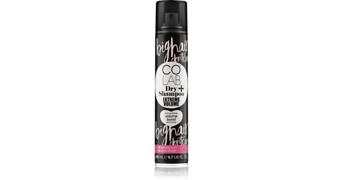 COLAB Extreme Volume champô seco para dar volume ao cabelo com fixação ...