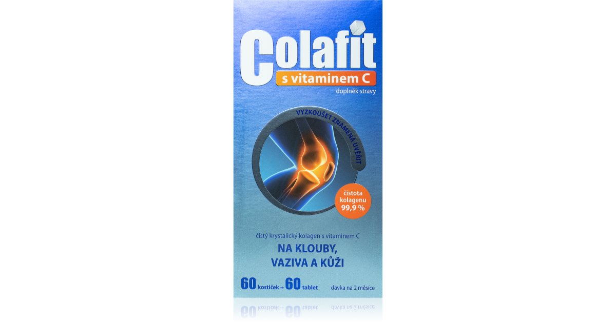 COLAFIT s Vitamínem C kostičky a tablety na klouby, vaziva a kůži ...