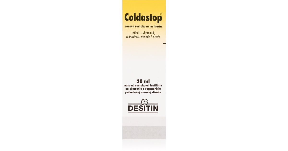 Coldastop Coldastop 8,25 mg/20mg nosné kvapky, roztok pri akútnom a ...