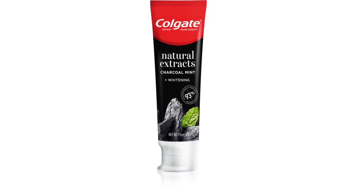 Colgate Natural Extracts Charcoal + White whitening toothpaste with ...