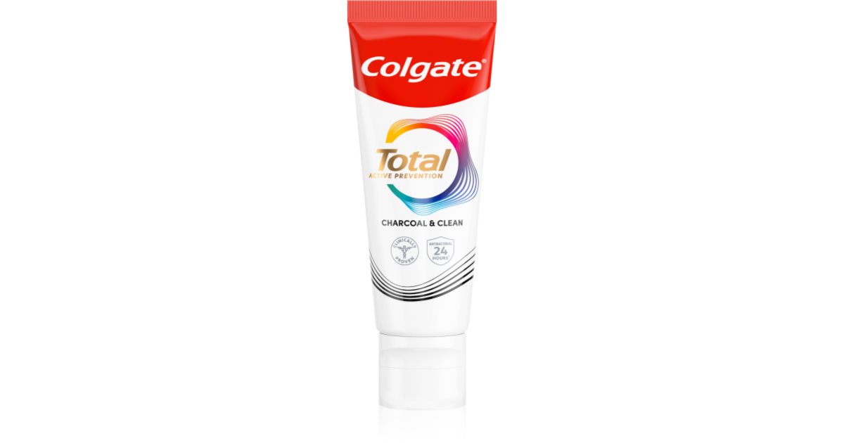 Colgate Total Charcoal dentifrice blanchissant au charbon actif | notino.be