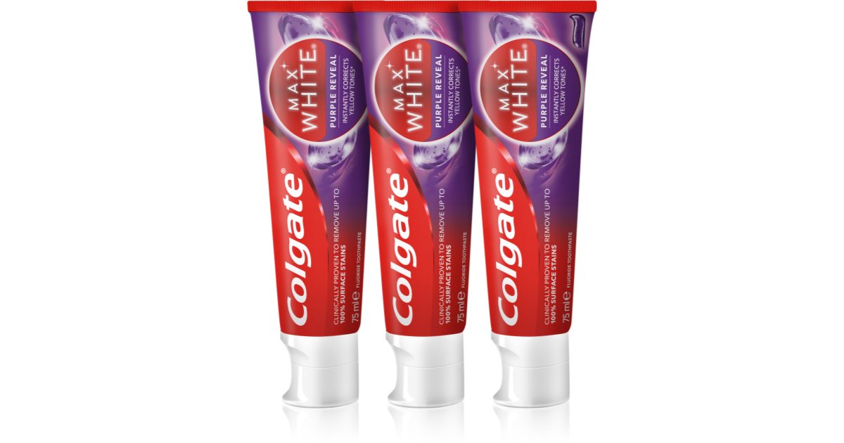 Colgate Max White Purple Reveal Refreshing Toothpaste | notino.ie