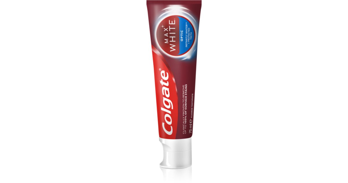 Colgate Max White Optic Whitening Toothpaste with instant effect ...