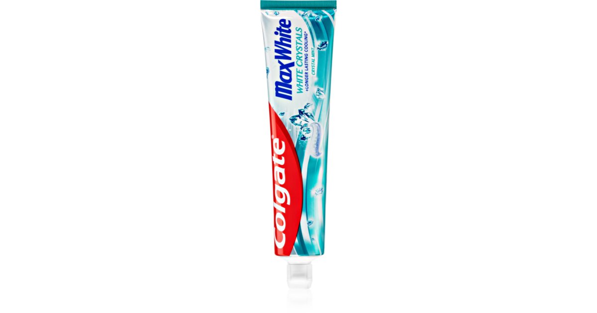 Colgate Max White White Crystals Whitening Toothpaste with Fluoride ...