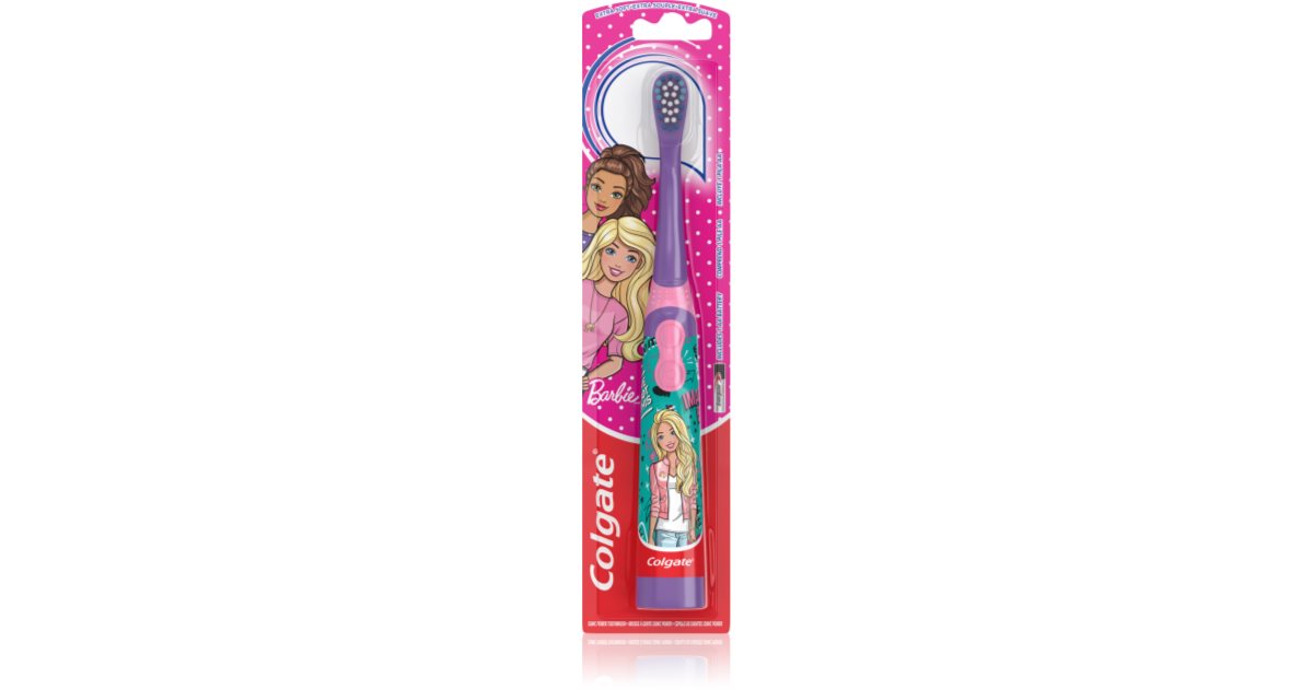 Colgate Kids Barbie children's battery toothbrush extra soft | notino.co.uk
