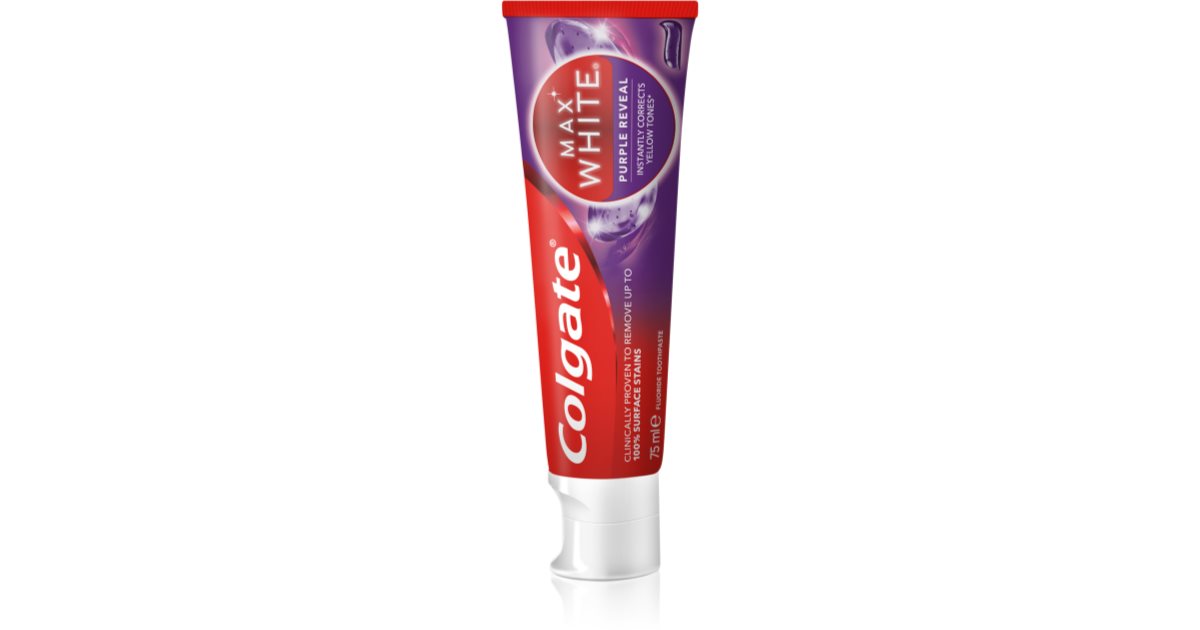 Colgate Max White Purple Reveal erfrischende Zahnpasta | notino.at