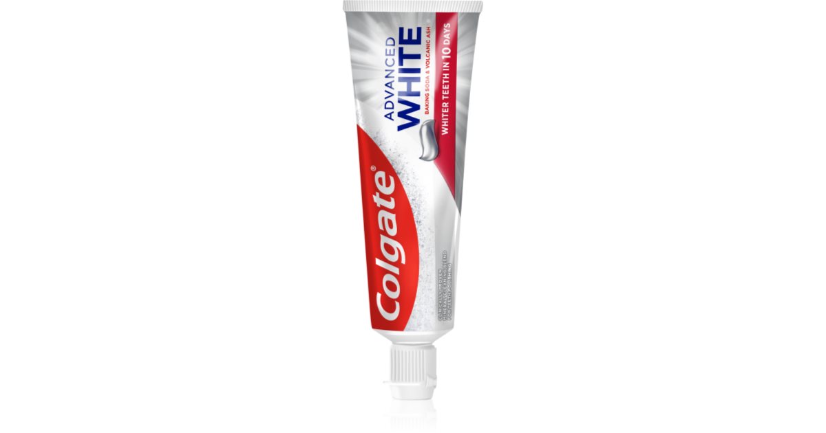 Colgate Advanced White Volcanic Ash and Baking Soda natural toothpaste ...