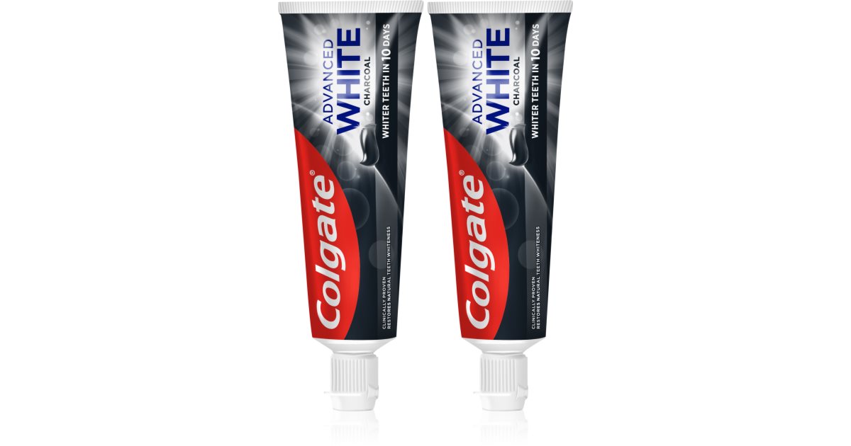 Colgate Advanced White Charcoal DUOPACK zubní pasta | notino.cz
