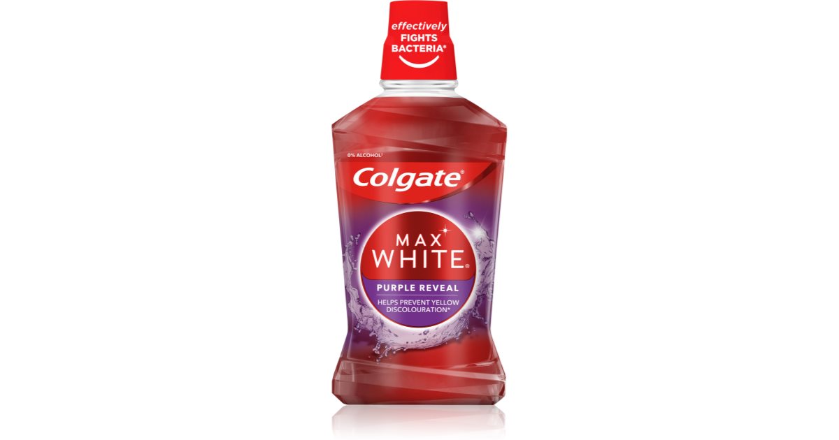 Colgate Max White Purple Reveal elixir com efeito branqueador | notino.pt
