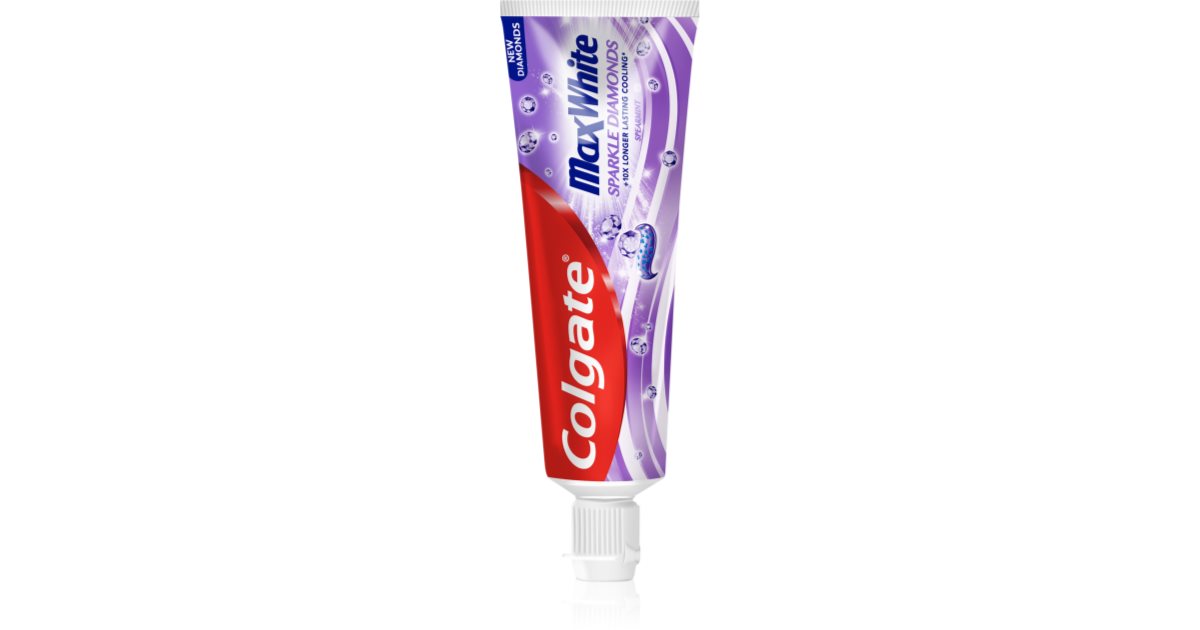 Colgate Max White Sparkle Diamonds whitening toothpaste for teeth ...