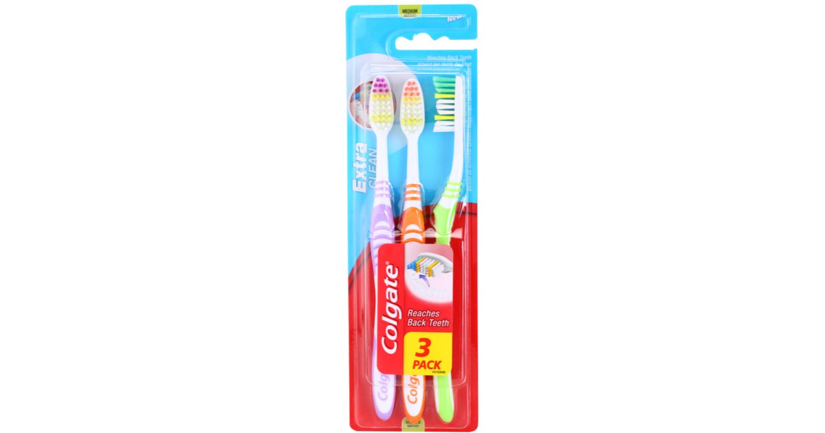 Colgate Extra Clean Medium Medium tandbørster | notino.dk