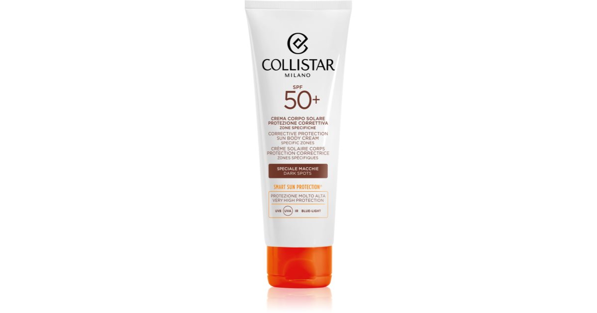 Collistar CORRECTIVE PROTECTION SUN BODY CREAM SPECIFIC ZONES SPF 50 ...