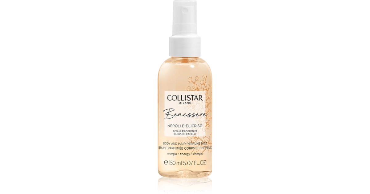 Collistar Benessere Neroli and Helichrysum Fragrance Mist für haare und ...