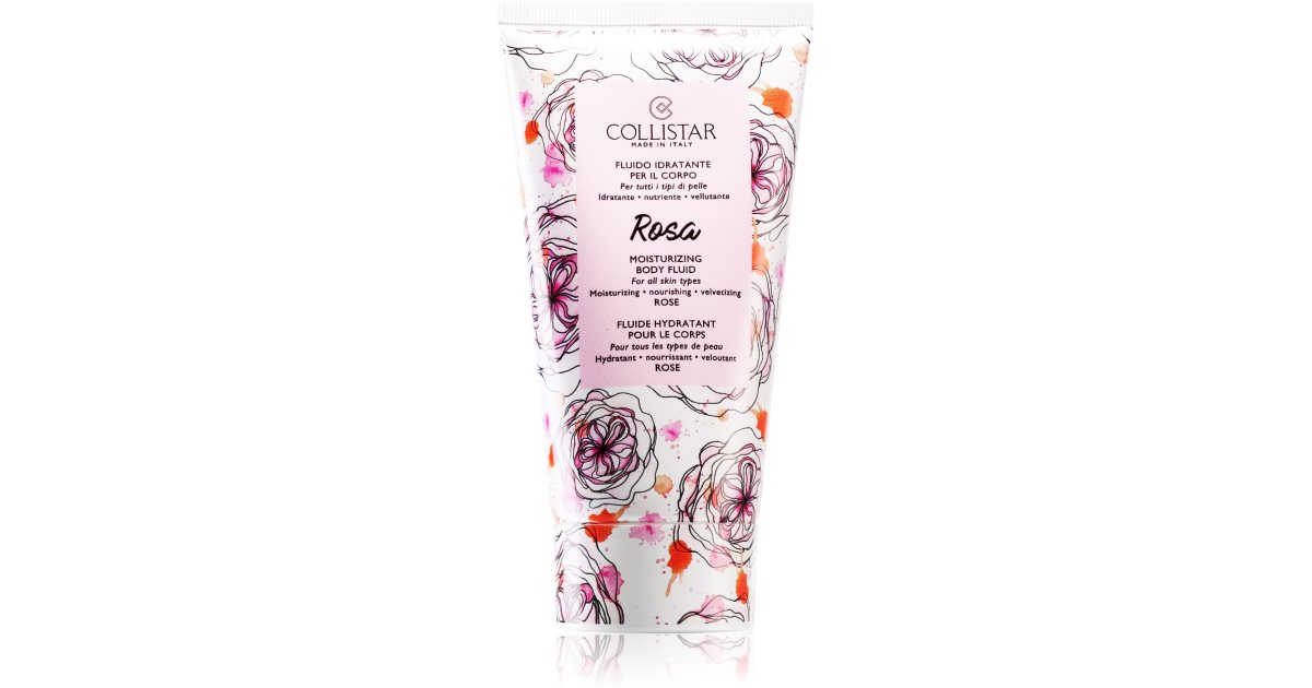 Collistar Rosa Moisturizing Body Fluid crema corpo emolliente nutriente ...